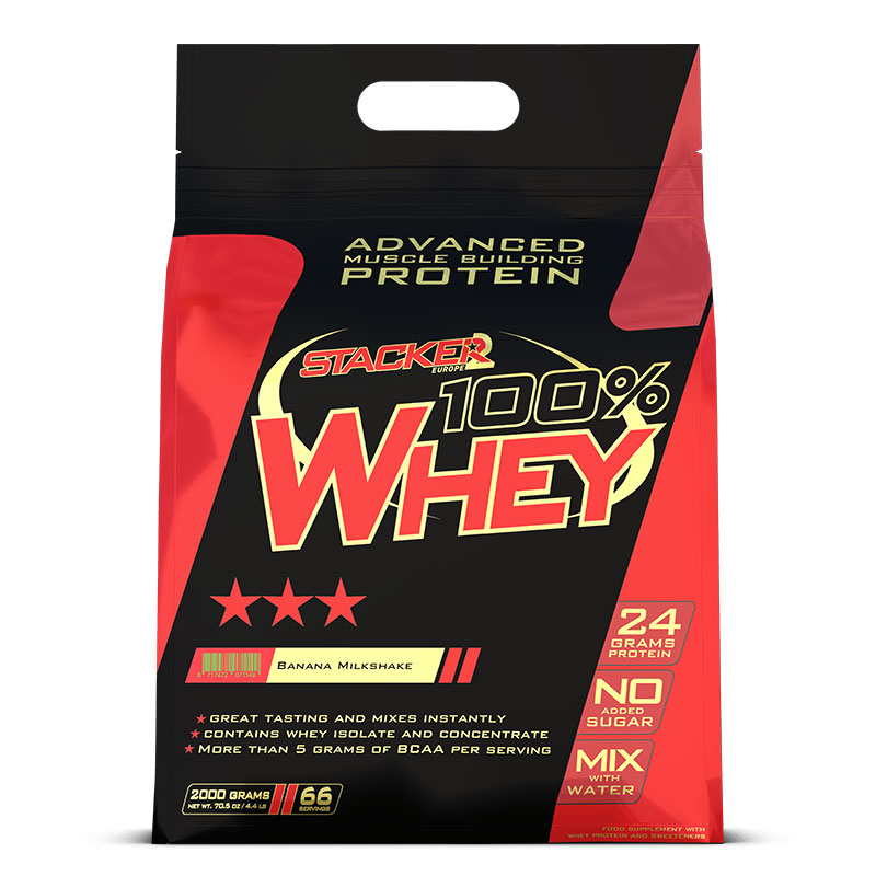 Stacker 2 100% Whey Protein 2000 gram - Jokasport.nl