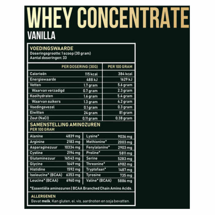Viking Nutrition Odin's Strenght Whey Concentrate - 1000gr - Jokasport.nl